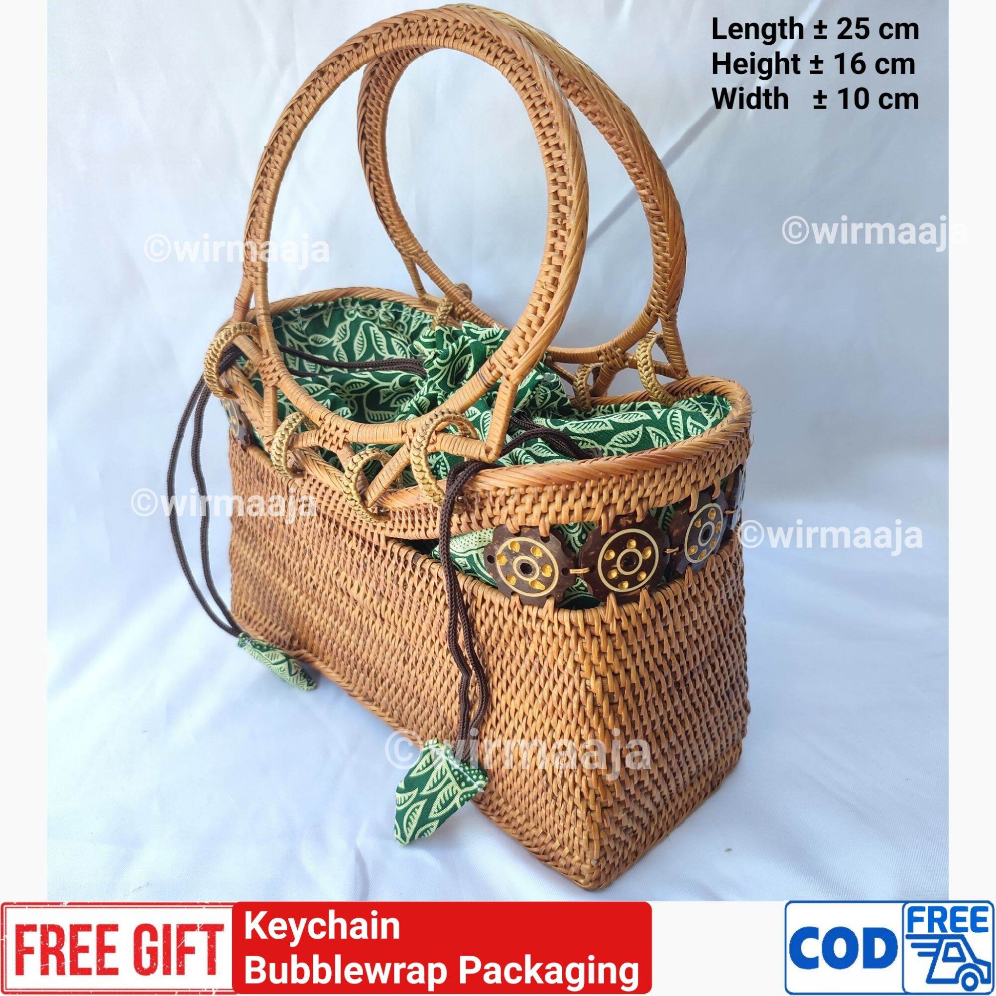 Tas Rotan model Waluh Duduk Tali Bintang | Lazada Indonesia