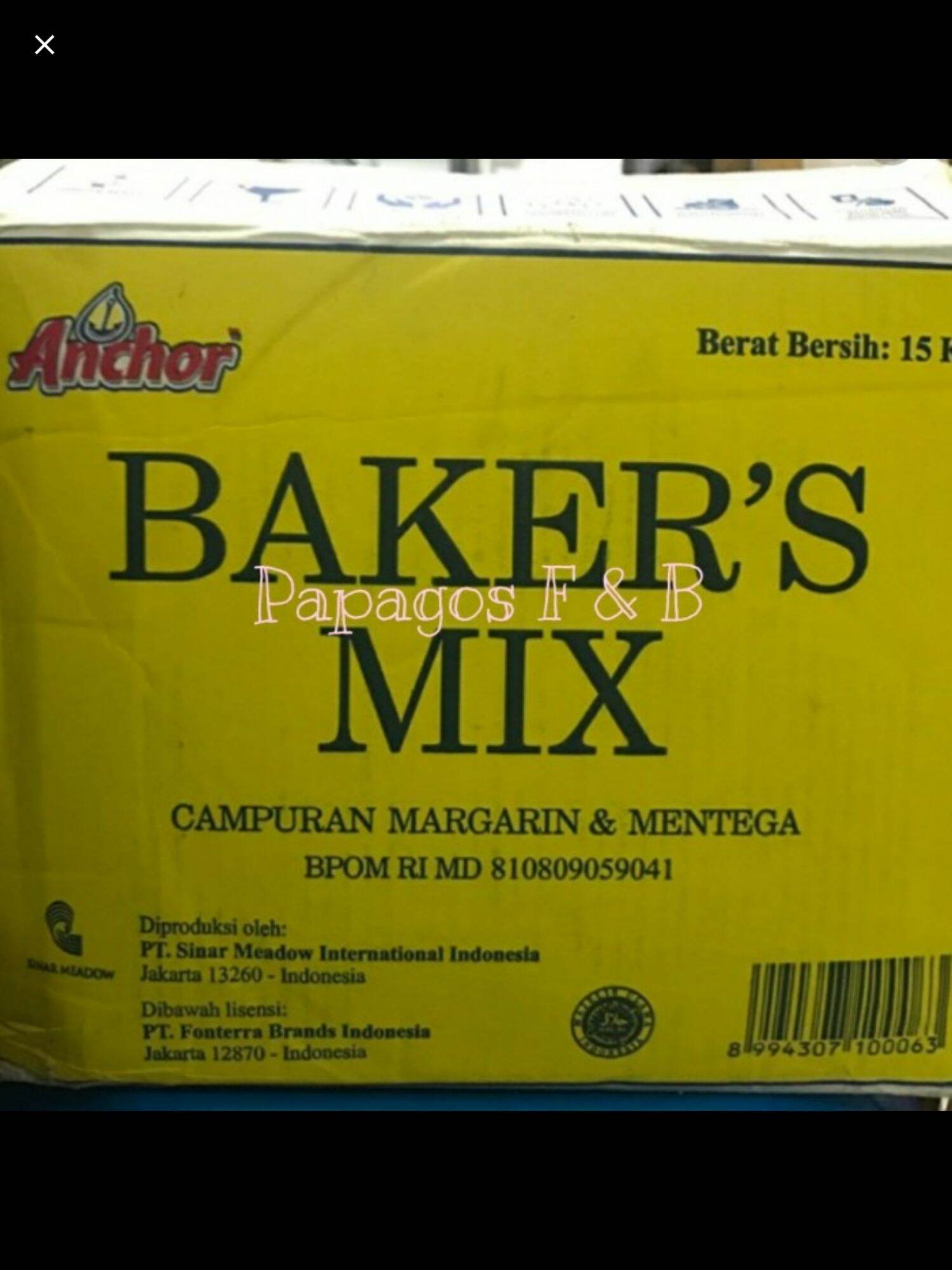 Anchor Bakers Mix Baker / Mix Butter Blend Import repack 250 gr / gram ...