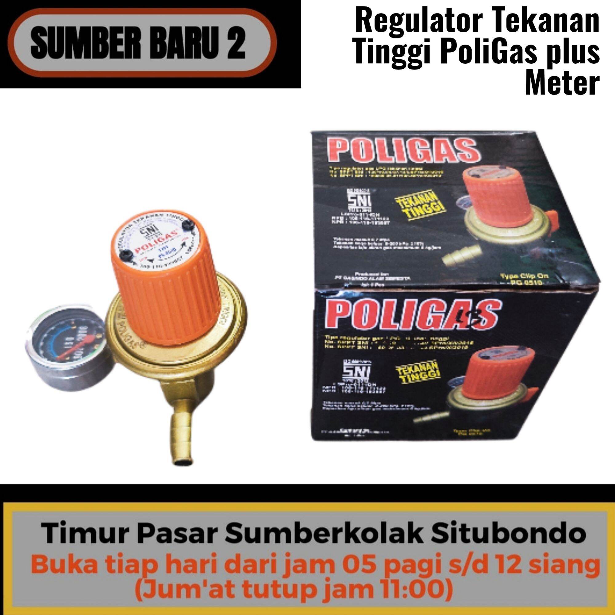 Regulator Tekanan Tinggi High Pressure Polygas Meter | Lazada Indonesia