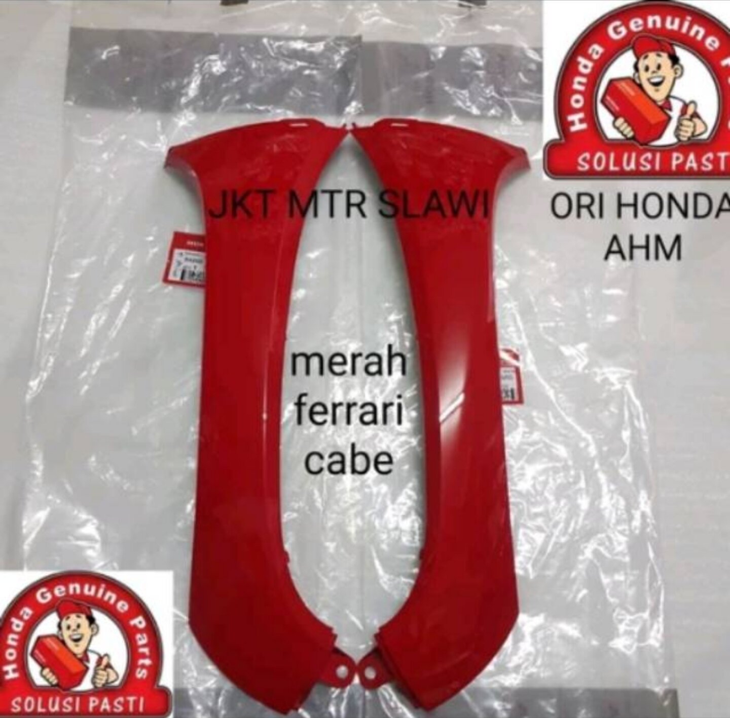 sayap depan atau garnish depan scoopy k93 tahun 2017-2020 warna merah ...