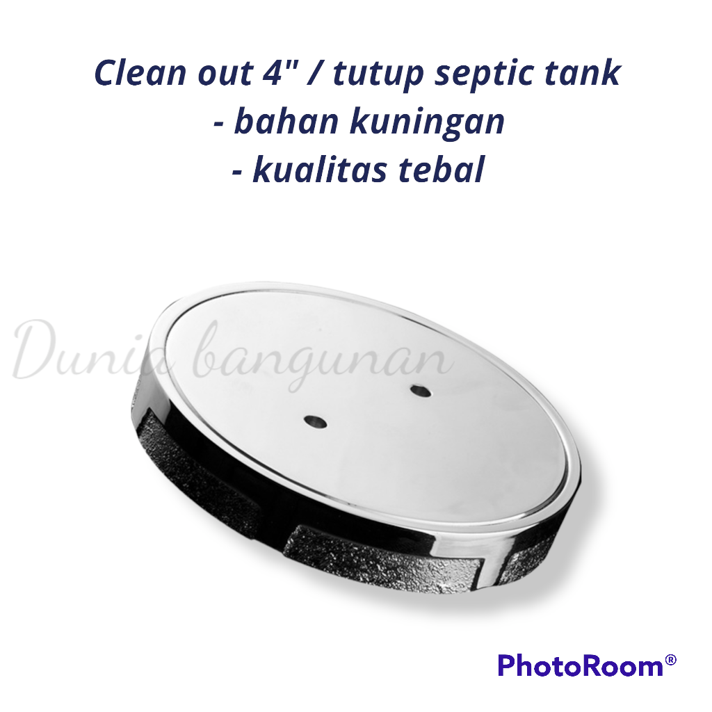 clean out / tutup septic tank kuningan tebal 4 inch | Lazada Indonesia
