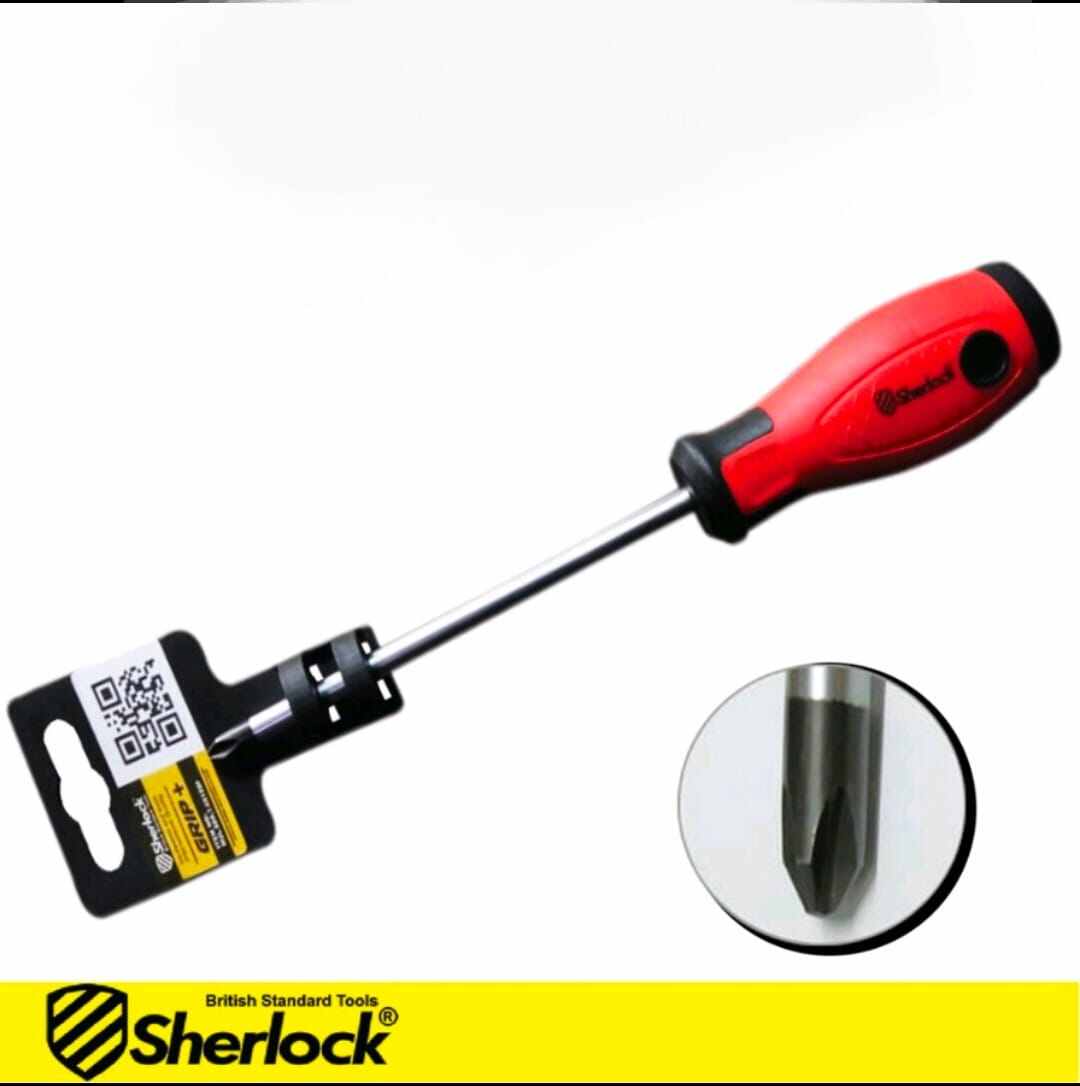Obeng Sherlock Ergo 6 inch / 150 mm Plus (+) | Lazada Indonesia