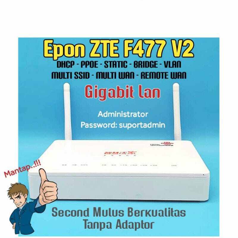 Modem EPON ZTE f477 v2 | Lazada Indonesia