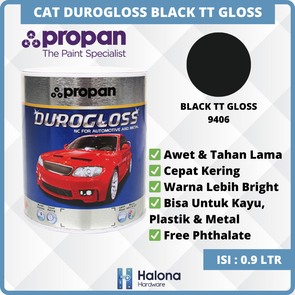 Cat Kayu Jendela Dan Pintu Duco Durogloss Black TT 9406 Propan Bisa ...