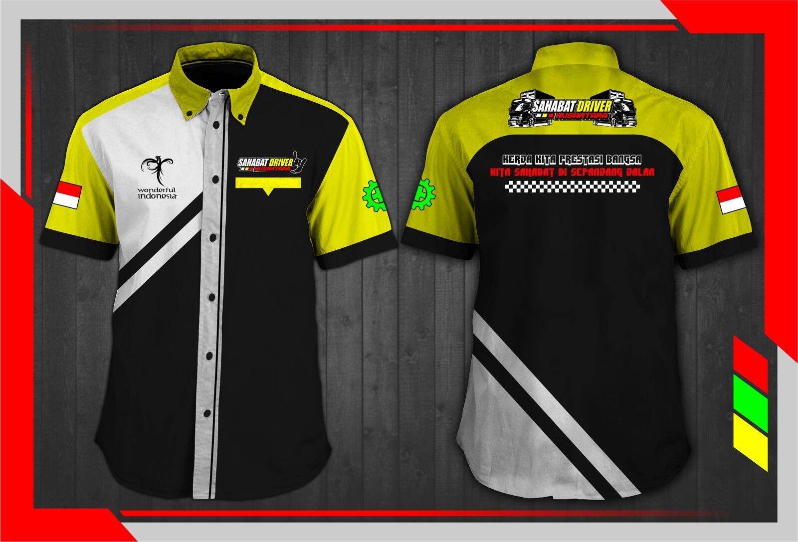 KEMEJA SAHABAT DRIVER|| KEMEJA DRIVER TRUCK ORIGINAL || BAJU KEMEJA ...