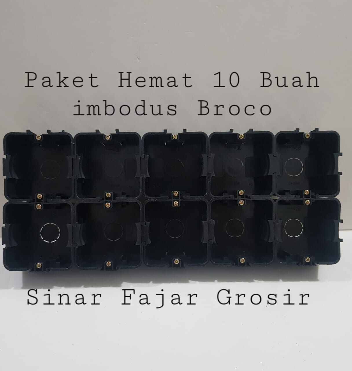 Paket Hemat 10 Buah Imbodus Broco / Embodus Broco / Mangkok Listrik ...