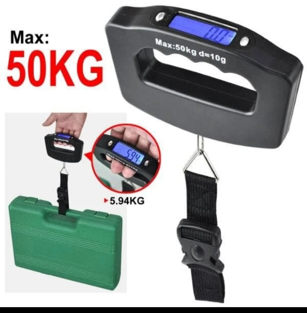 Timbangan Koper digital 50 kg (ga perlu kuatir overload) travel ...