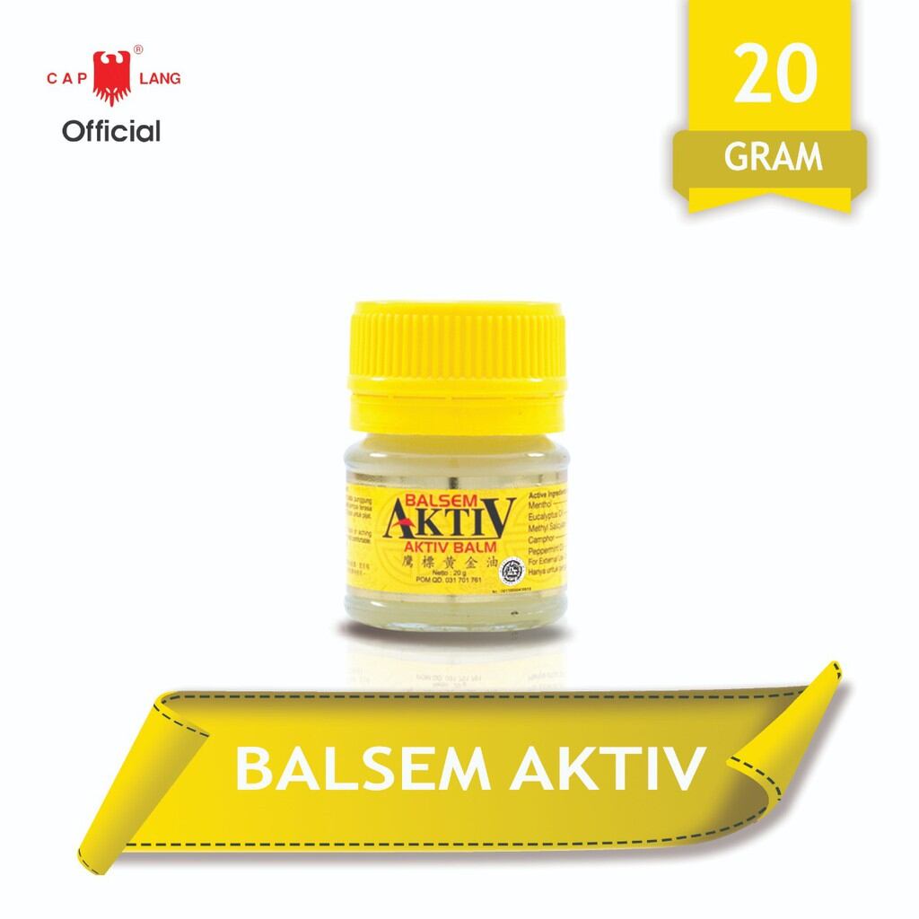 balsem aktiv cap Lang 20 gr balsem cap Lang kuning balsem pereda pusing ...