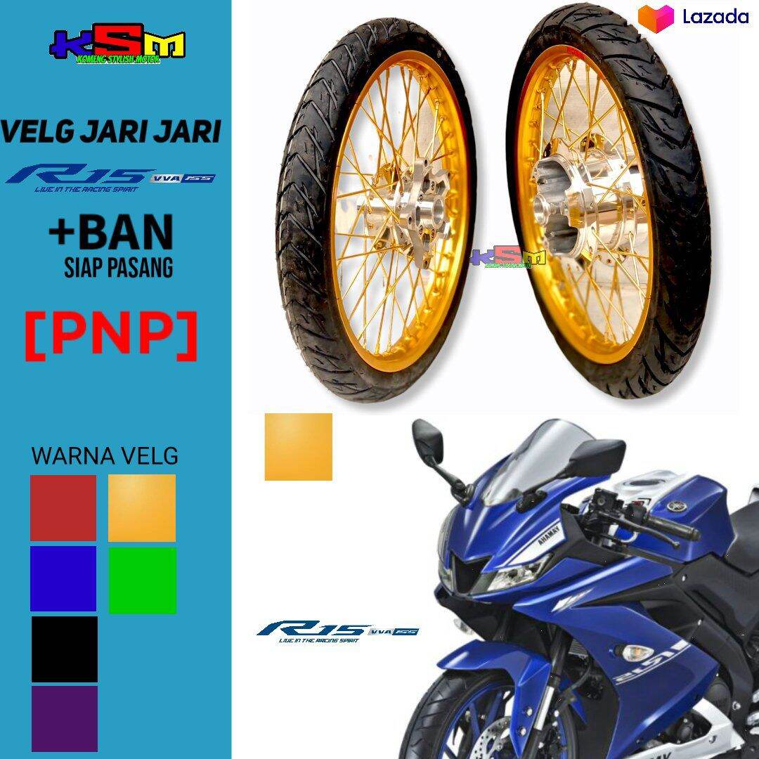 VELG JARI JARI R15 V3 | VELG R15 V3 PNP XSR155 & VIXION R | K.S.M ...