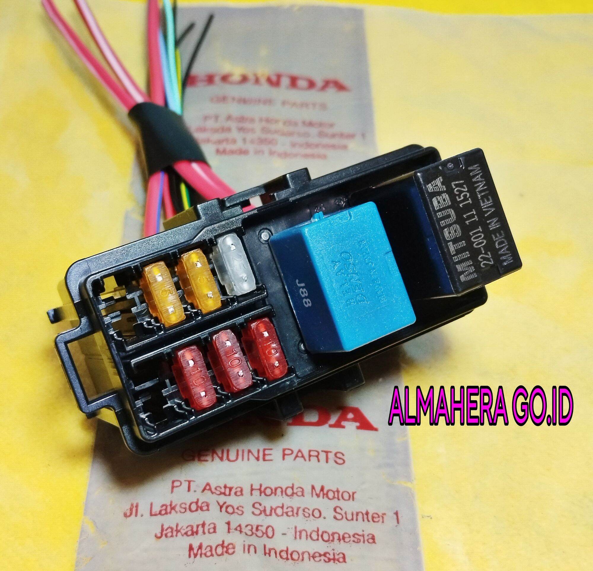 box sekring full set rumah sikring pusat semua motor honda beAT FI/eSP ...
