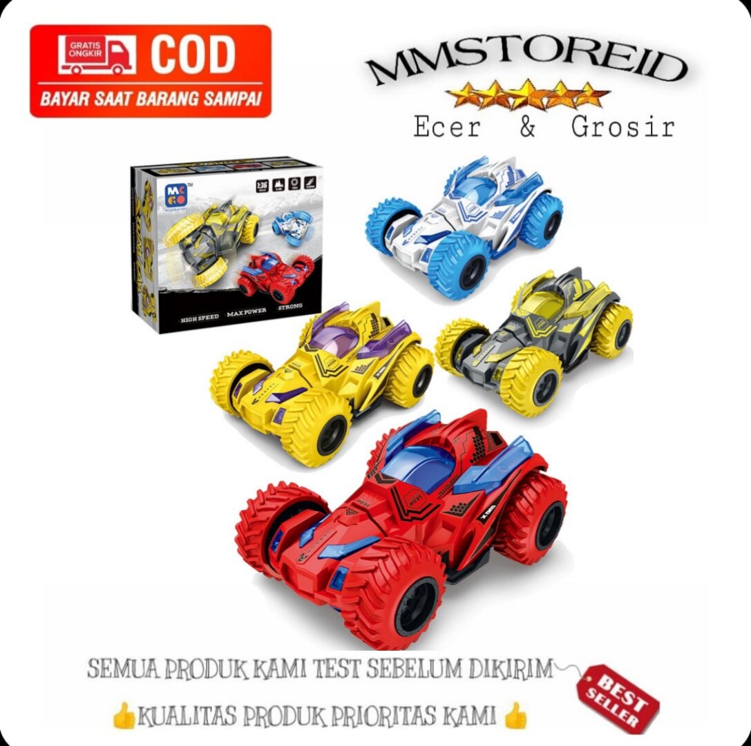 MM - Mainan mobil full back cars monster truck turnable head vehicles ...