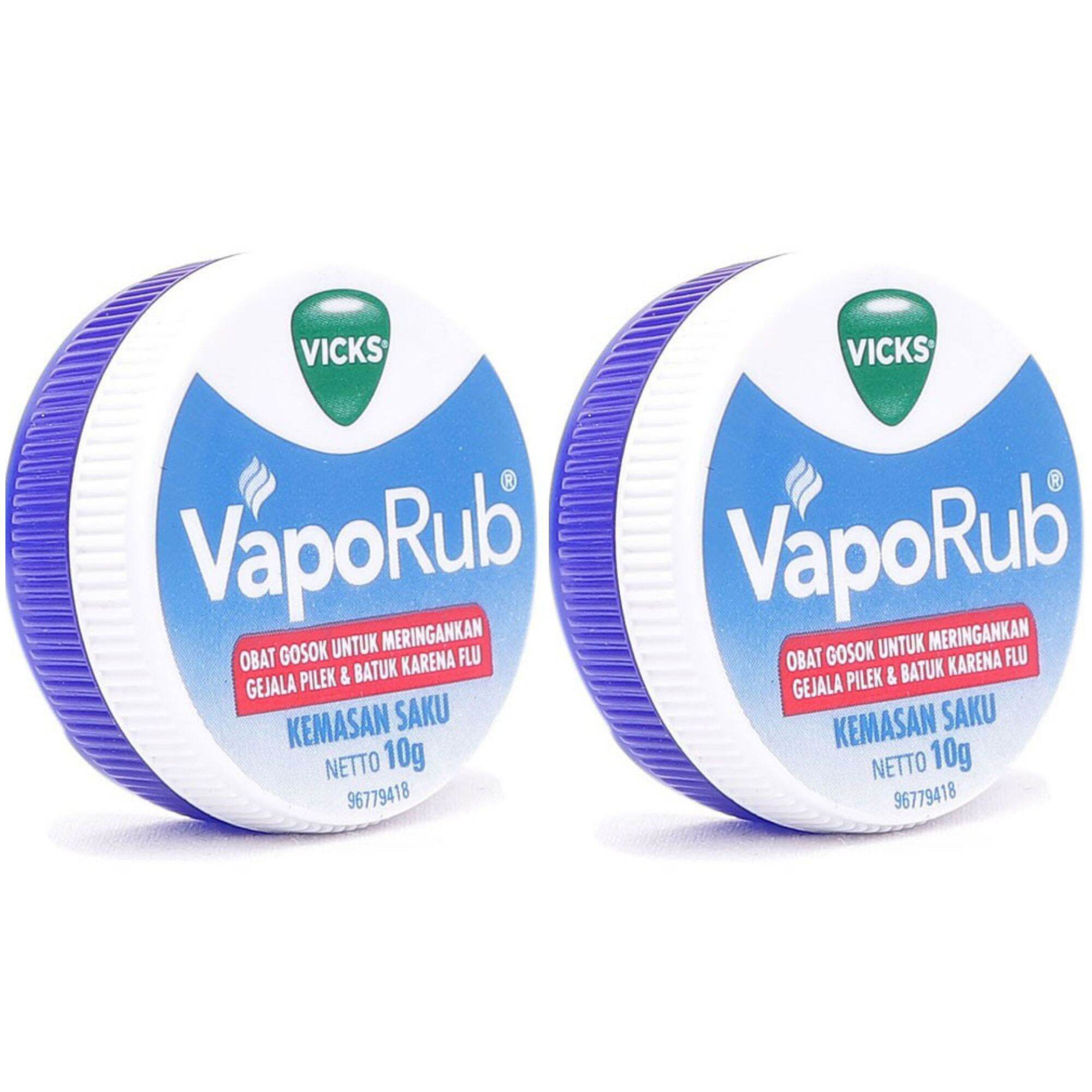 Vicks Vaporub Obat Gosok Untuk Meringankan Gejala Pilek Dan Batuk 10 gr ...