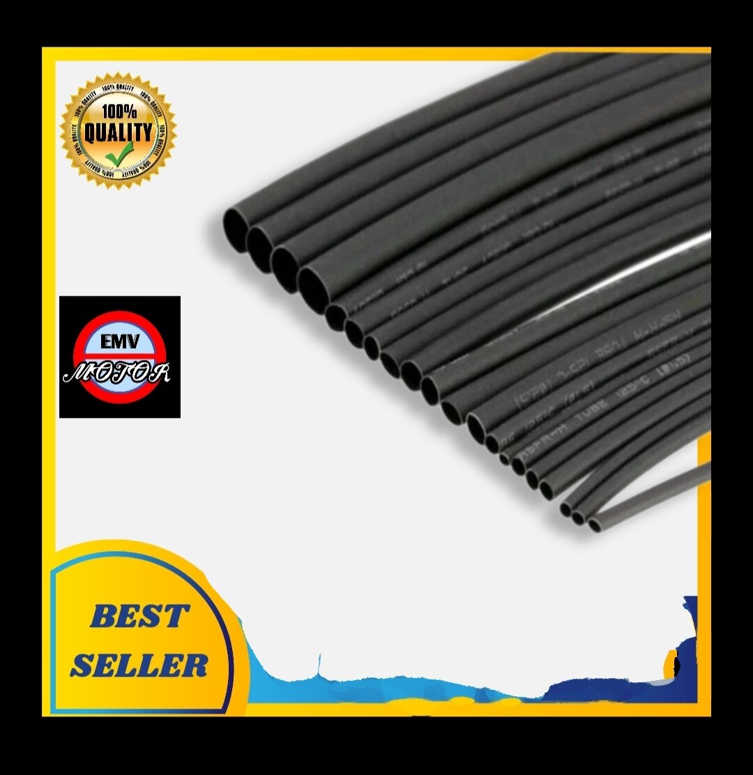 solasi bakar , selang bakar , selongsong bakar , heatshrink tube 4 mm ...