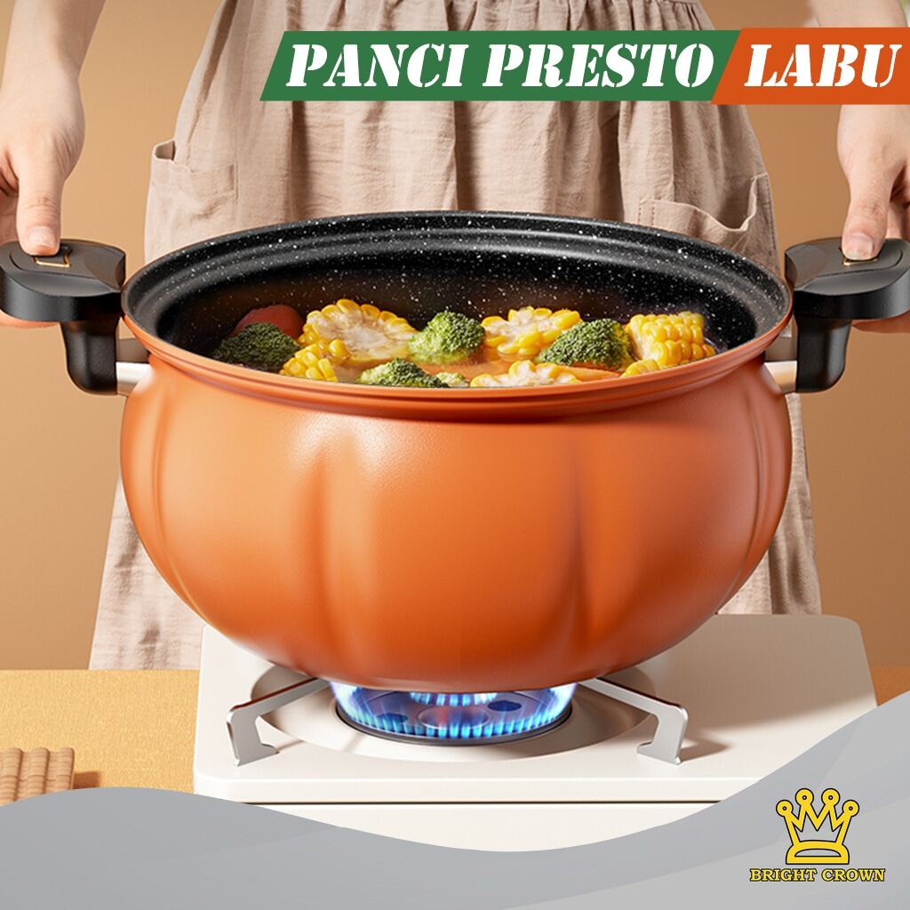 Panci Labu mini / Panci Presto Model Labu 8L Totipotent Pot 280MM Anti ...