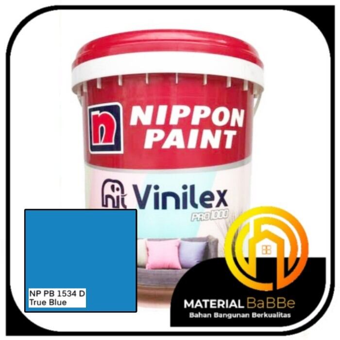Nippon Vinilex Pro 1000 NP PB 1534 D True Blue 20 Kg | Cat Dinding ...