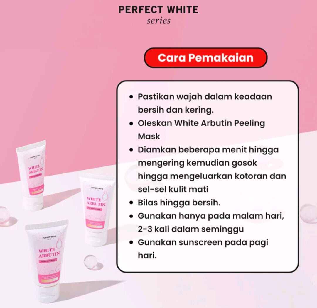 PERFECT WHITE " WHITE ARTIBUN " Face Feeling Mask 30 G | Exfoliating ...