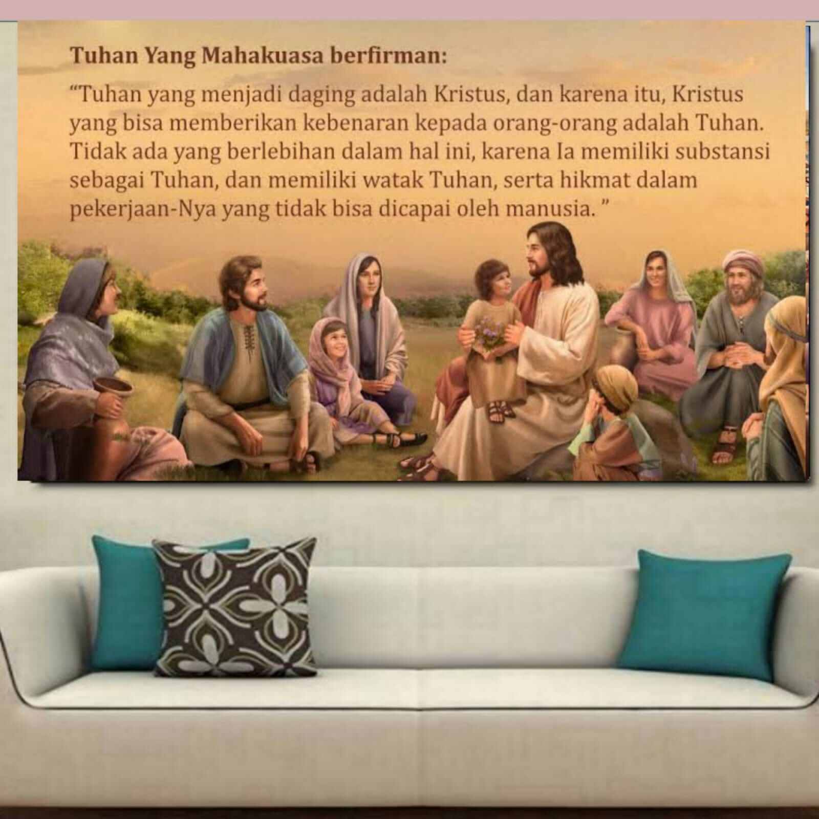 POSTER CETAK JUMBO YESUS LUKISAN CETAK JUMBO YESUS untuk hiasan dinding ...