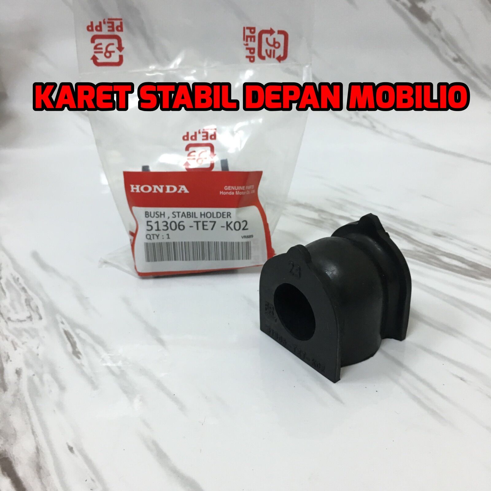 KARET STABIL DEPAN MOBILIO - BUSH STABILIZER MOBILIO - ROTI DEPAN HONDA ...