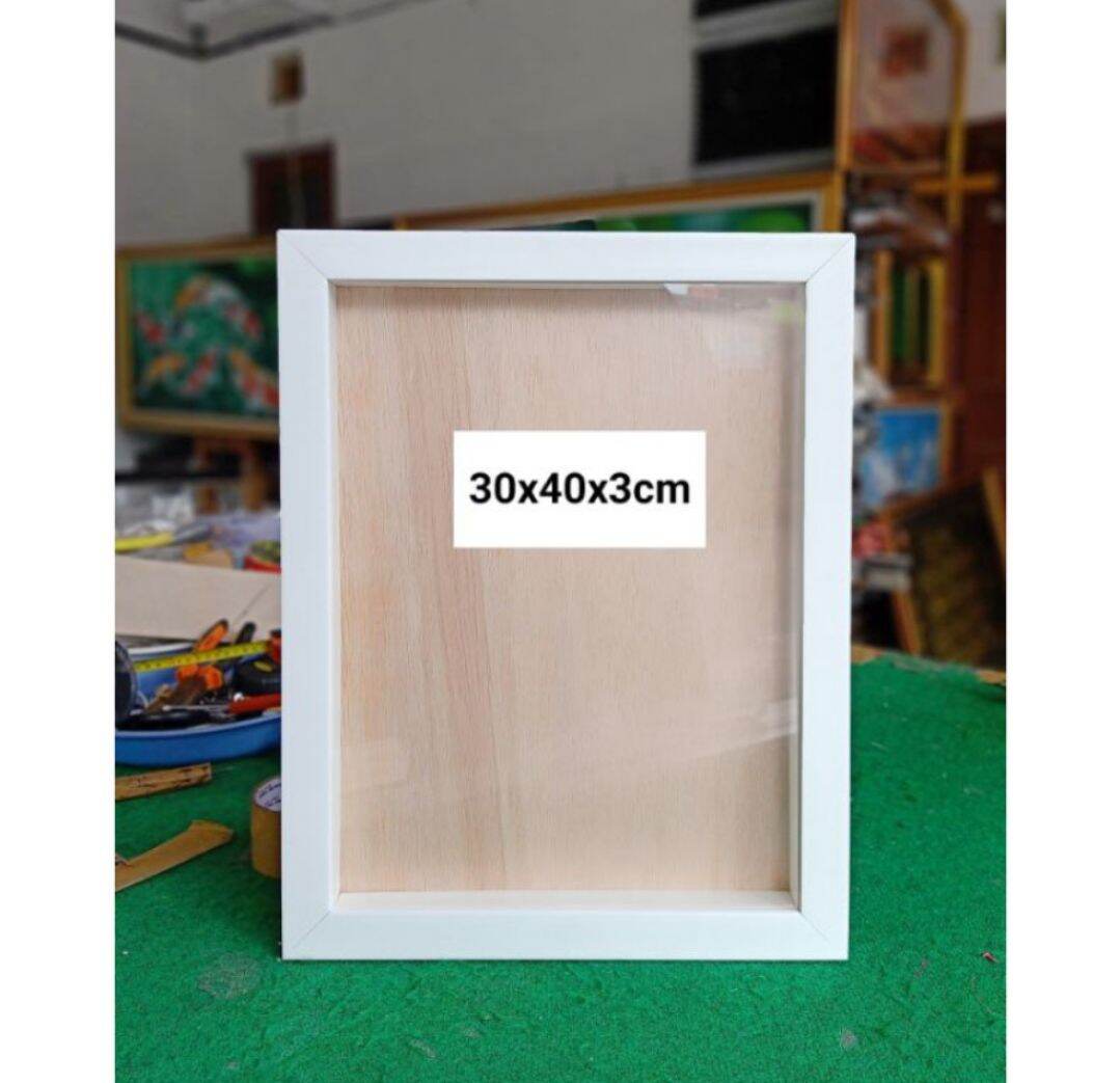 Bingkai mahar 3D ukuran 30x40cm frame DOBLE LIST(bisa request ukuran ...