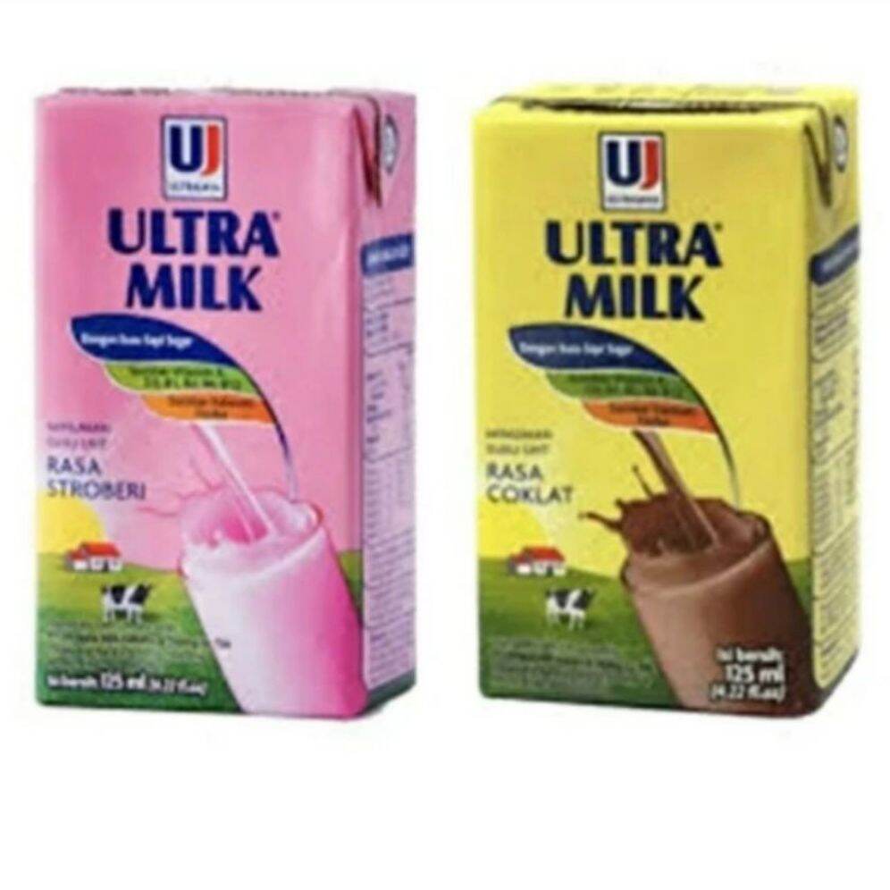 Susu Ultra 125ml - 1 dus isi 40pc | Lazada Indonesia