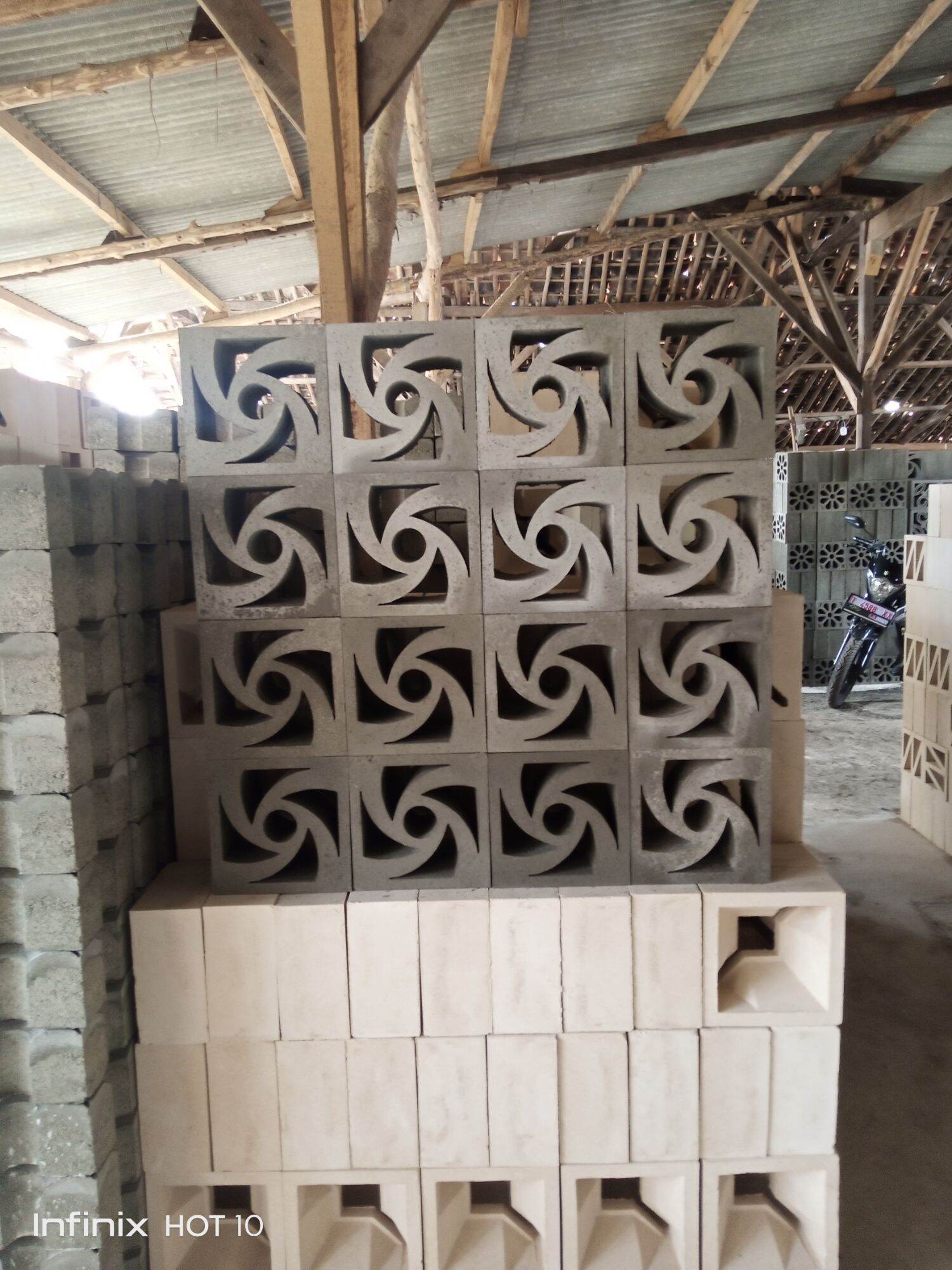 Roster beton minimalis,loster beton,roster semen,roster putih,roster ...