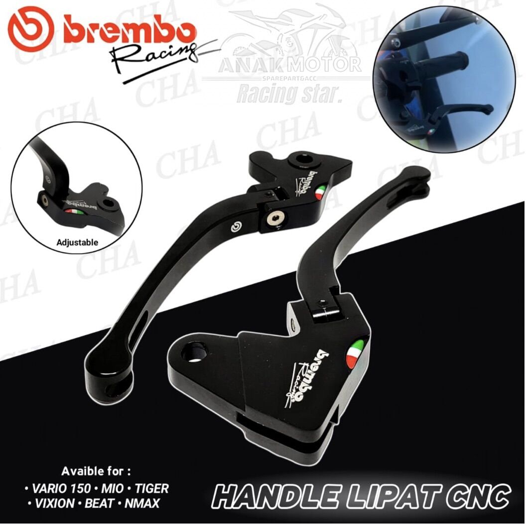 original brembo handle rem set lipat black rem tangan brembo mio beat ...