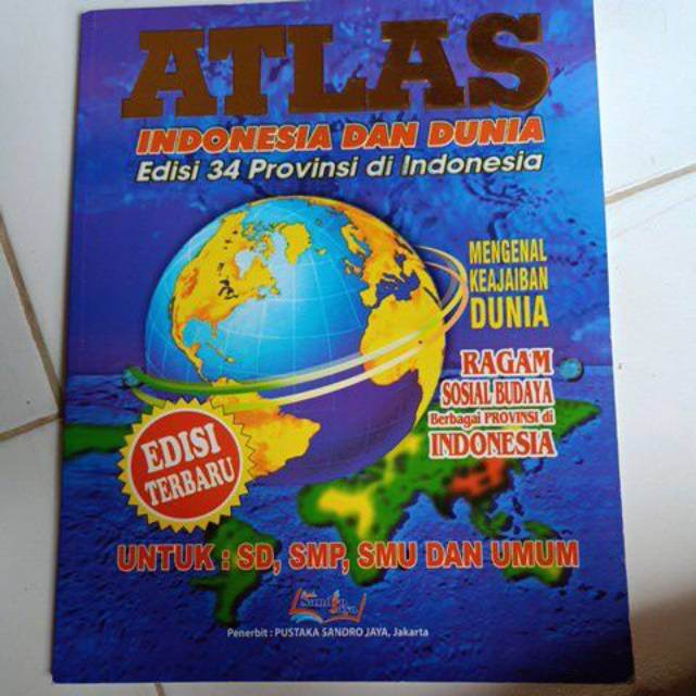 BUKU ATLAS INDONESIA DAN DUNIA JUMBO | Lazada Indonesia