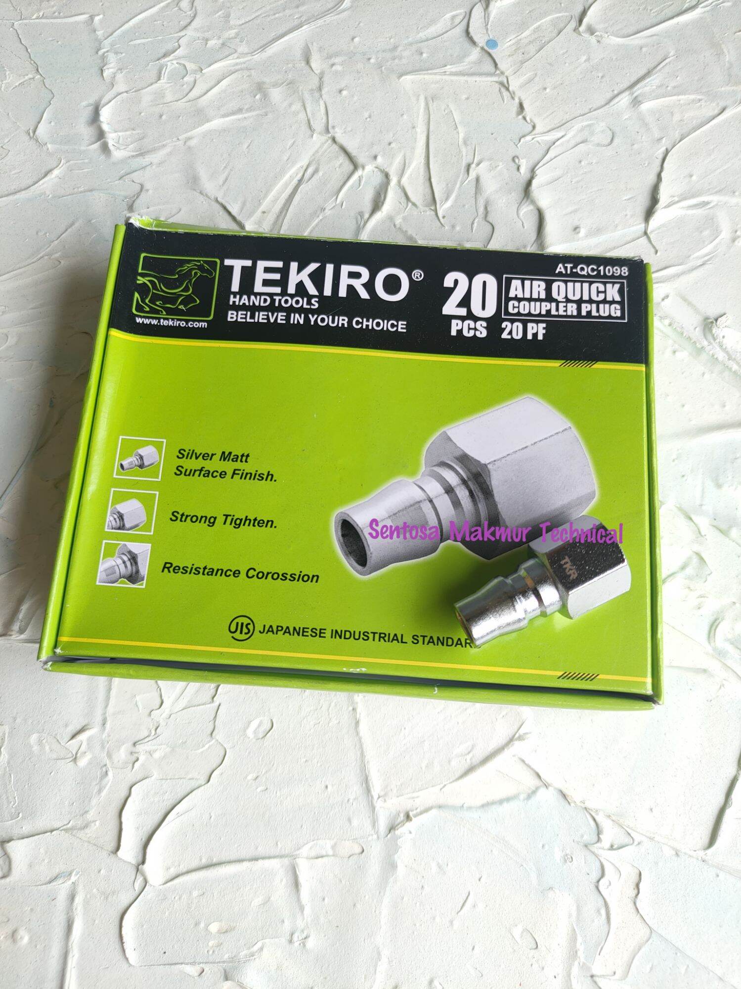 TEKIRO PF 20 1/4" Quick Coupler Kopler Nepel Selang Kompresor PF20 | Lazada Indonesia