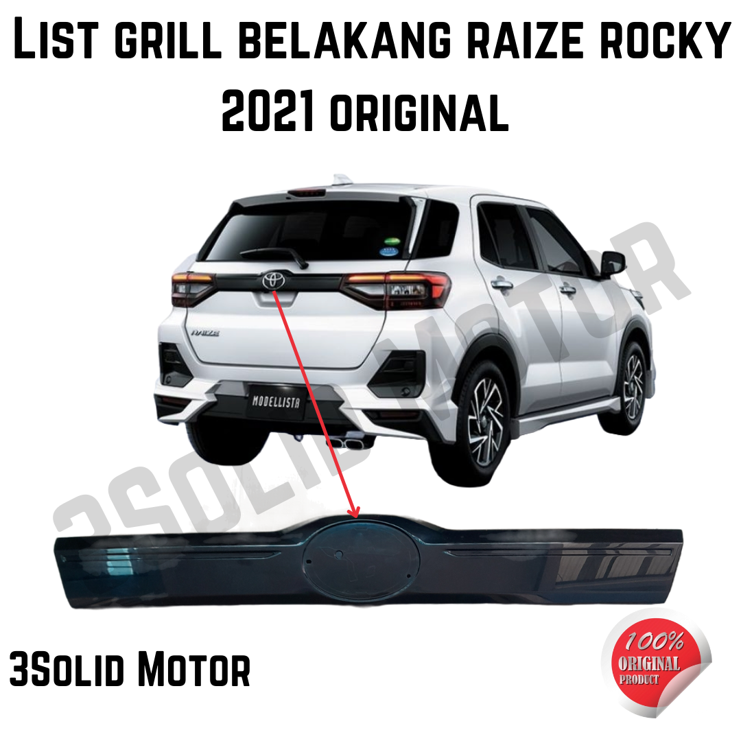 LIST GRILL BELAKANG RAIZE ROCKY 2021 ORIGINAL | Lazada Indonesia