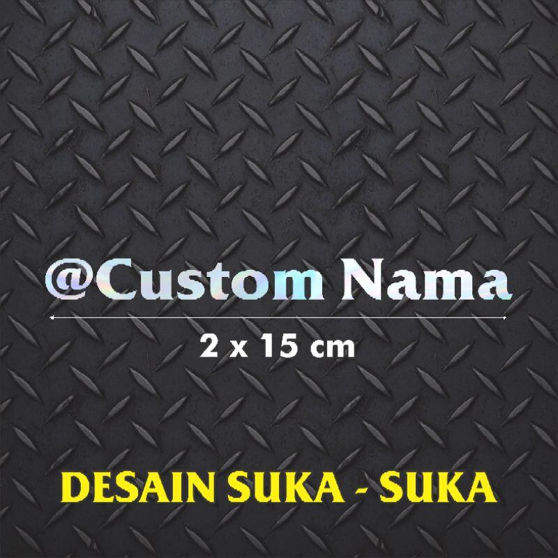 sticker cutting design nama suka suka | Lazada Indonesia