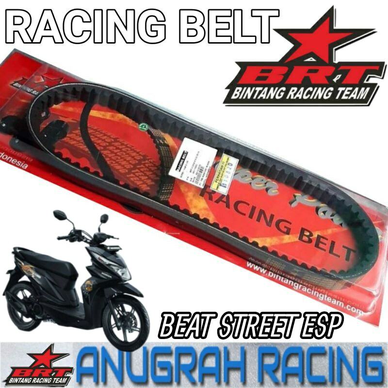 BRT RACING BELT VANBELT ORIGINAL BRT KODE K44 PNP HONDA BEAT STREET ...