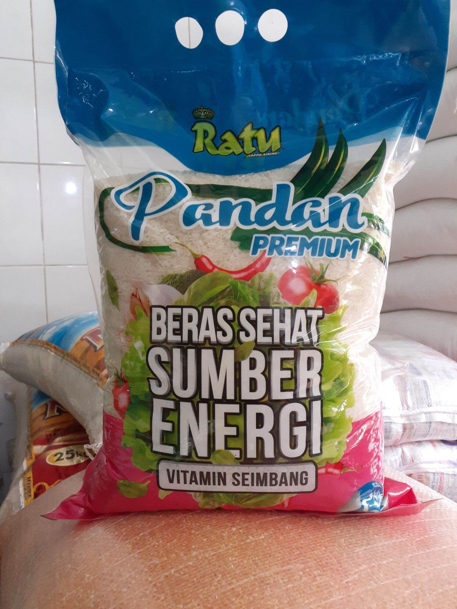beras ratu pandan premium beras mentek beras paling bagus di pasaran 1 ...