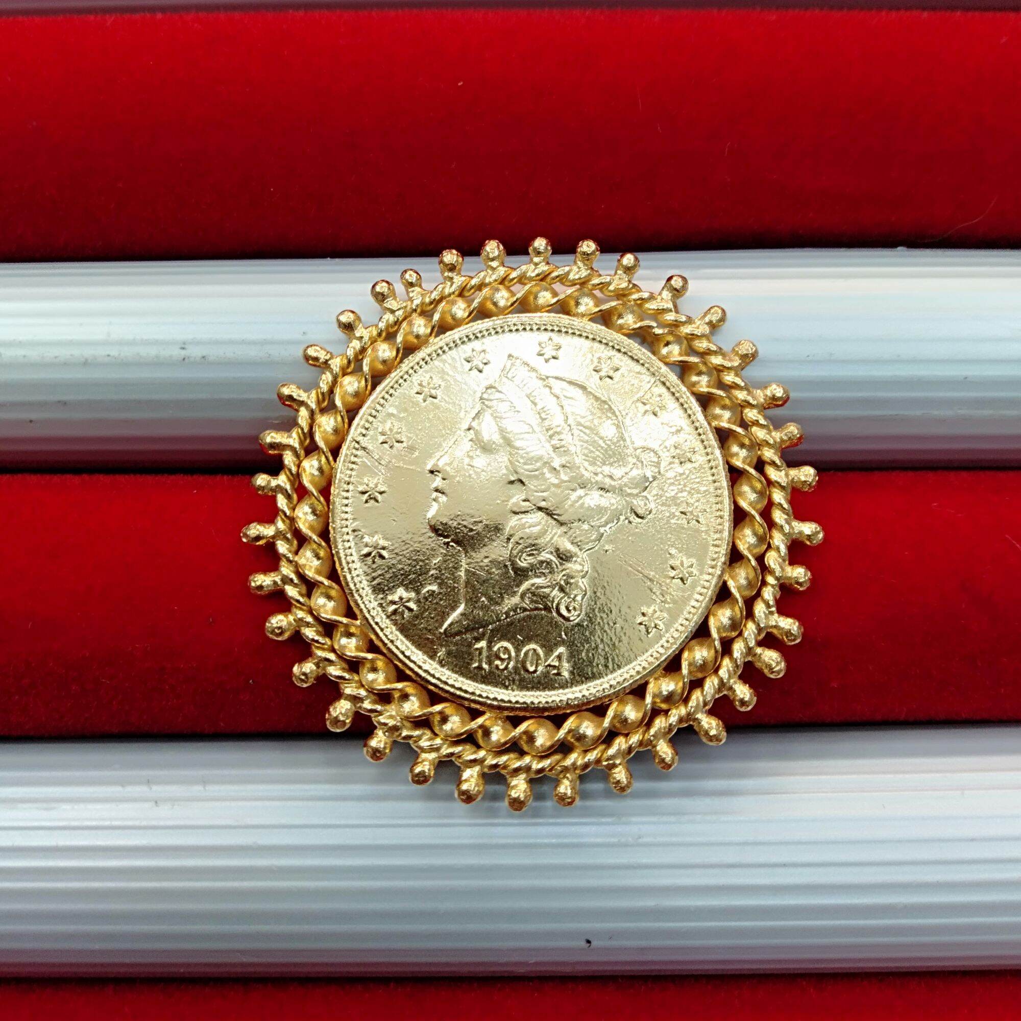 Bros Ringgit Ukuran Jumbo Lapis Emas Tempahan | Lazada Indonesia