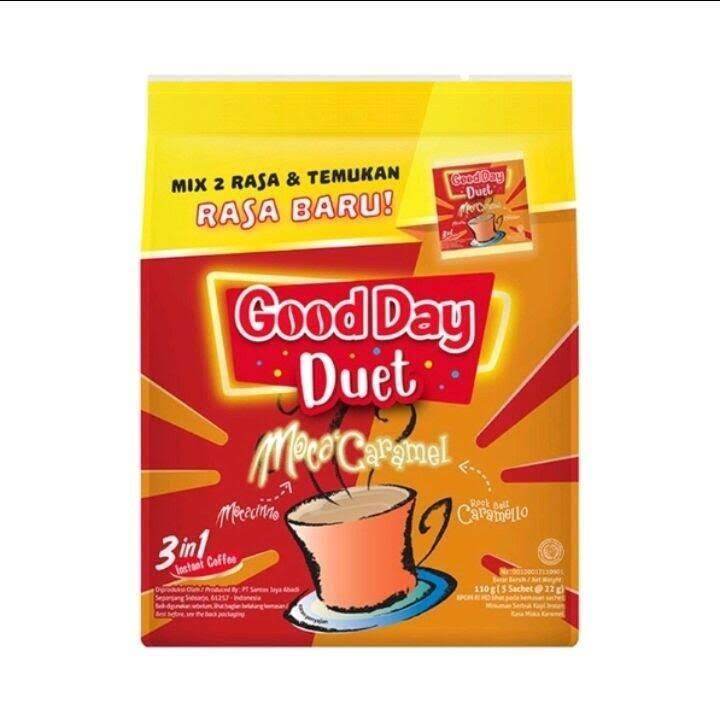 good day duet choco'nut dan moca'caramel 5 × 22g | Lazada Indonesia