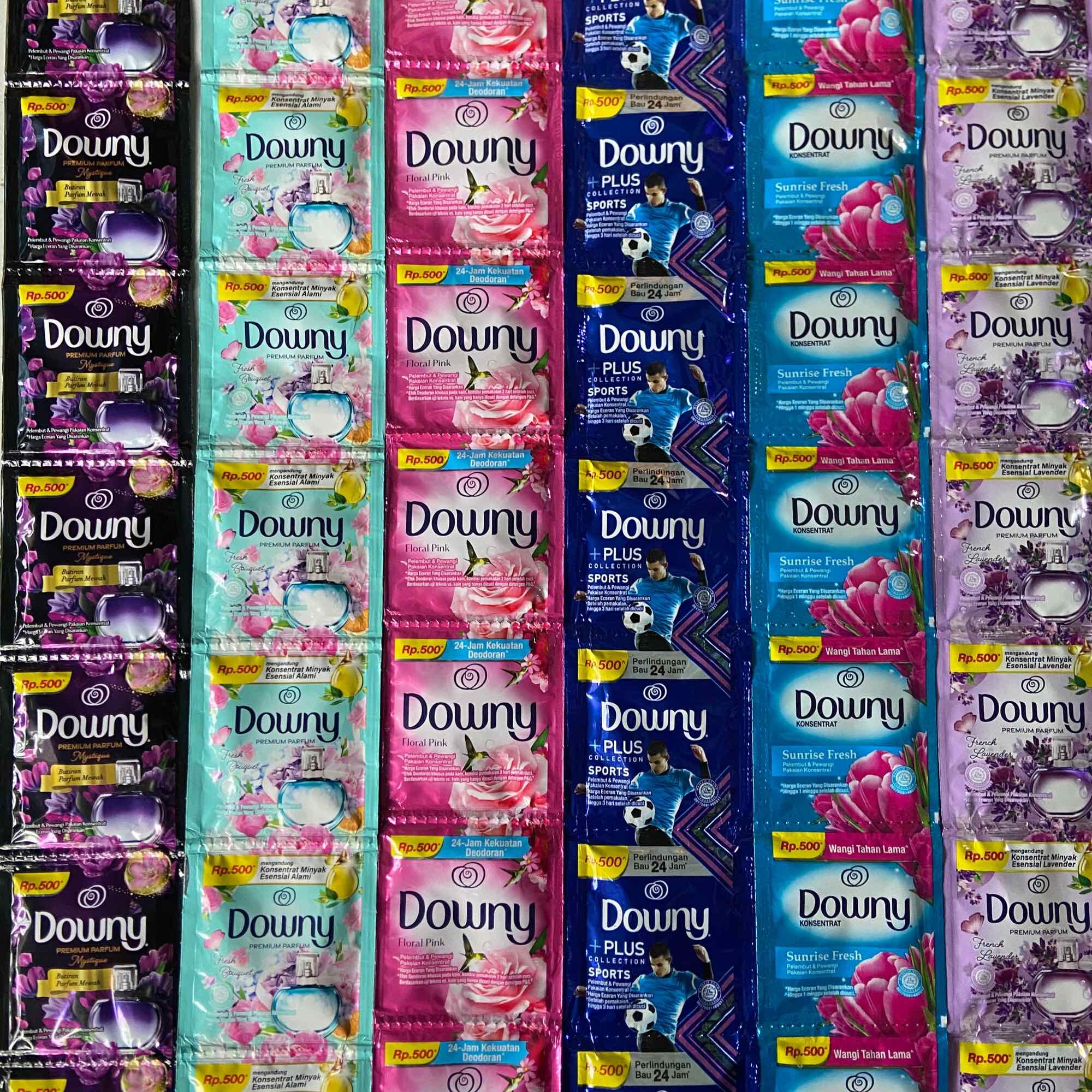 12 sachet Downy sachet 500 downy renceng varian mix random | Lazada ...