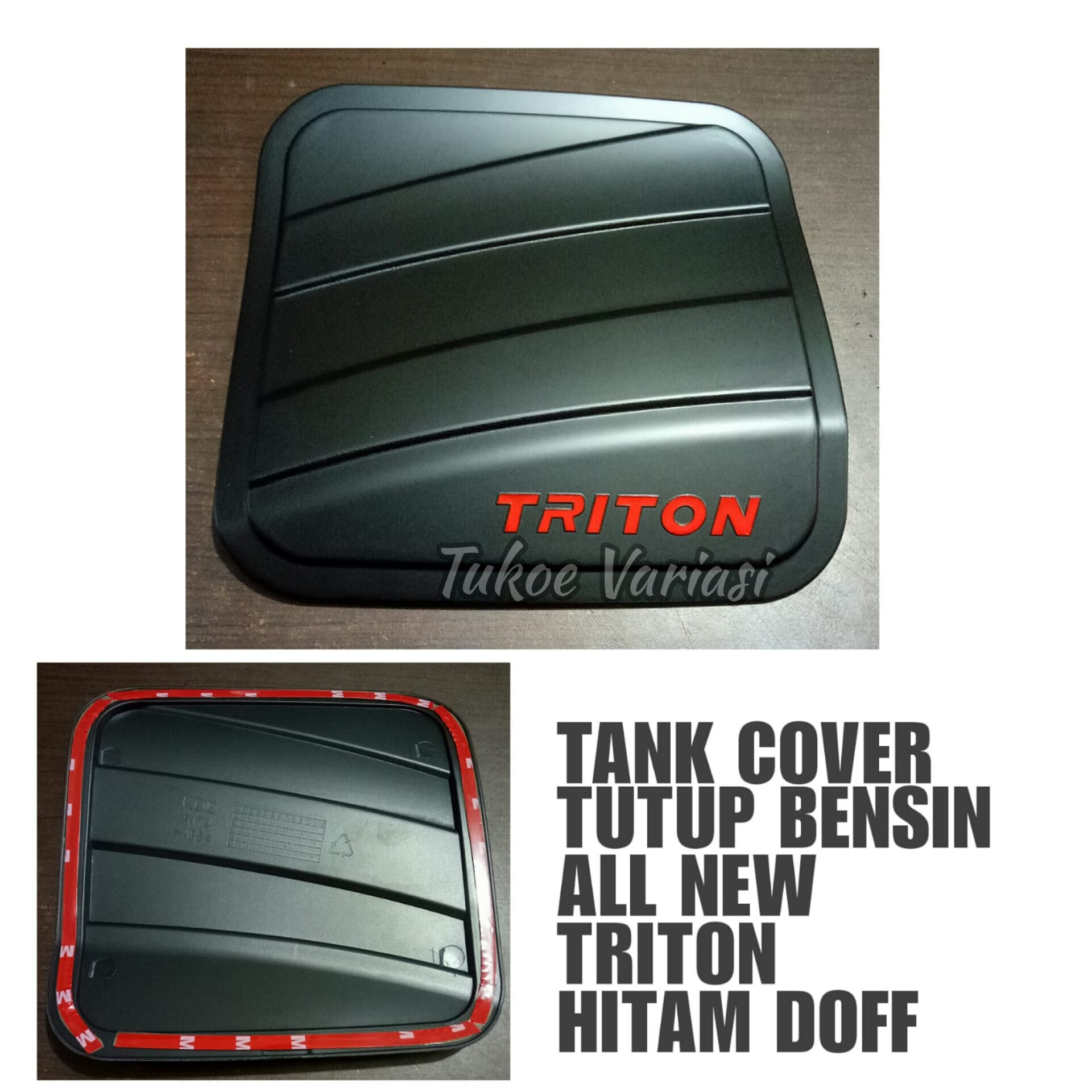 Tank Cover Tutup Tangki Bensin All New Triton 2019 2020 Hitam Doff ...