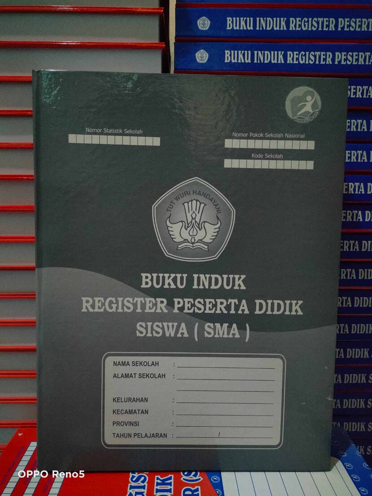 Buku induk Register siswa SMA K13 | Lazada Indonesia