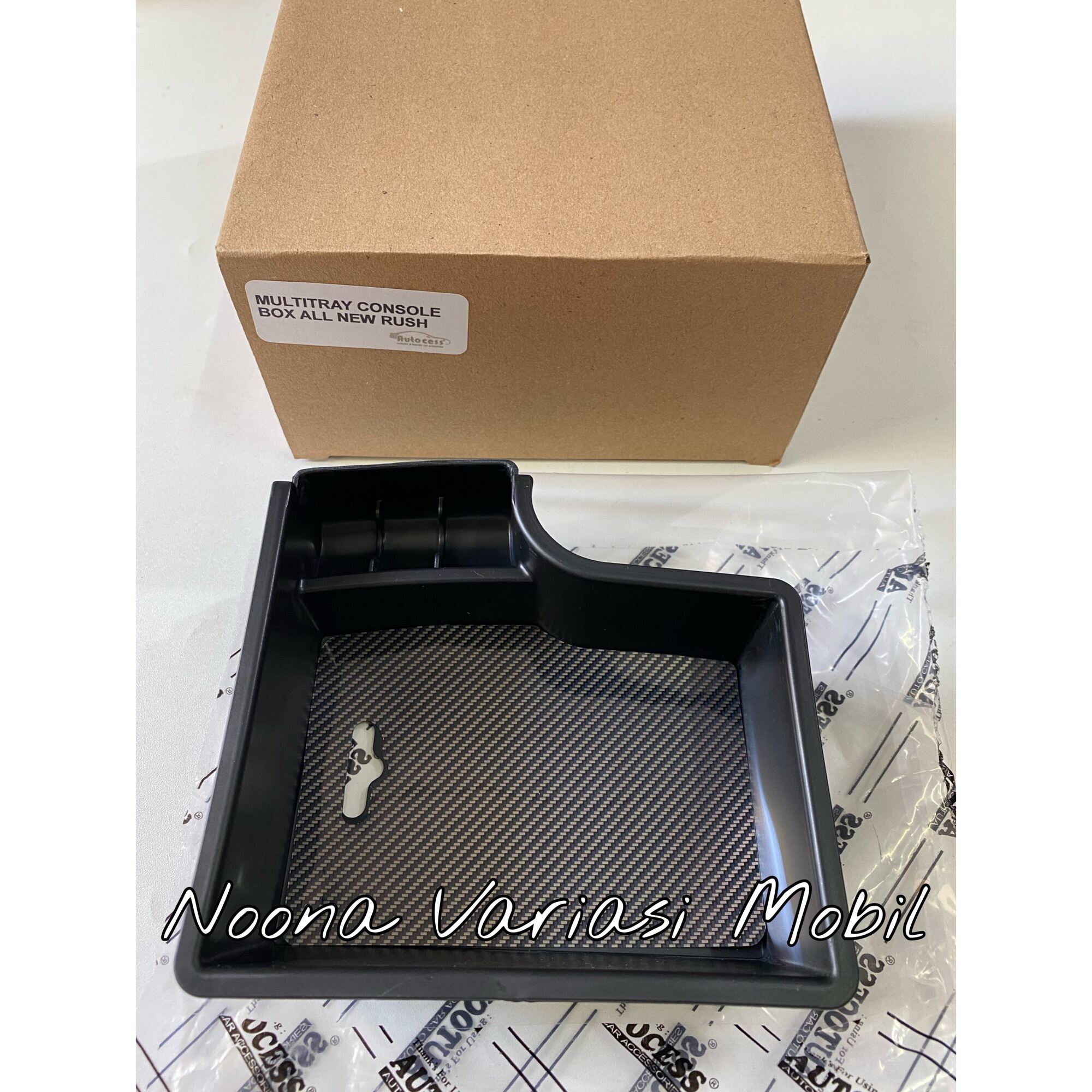 Multi Tray Console Box All New Rush Carbon 2018 ke atas wadah ...