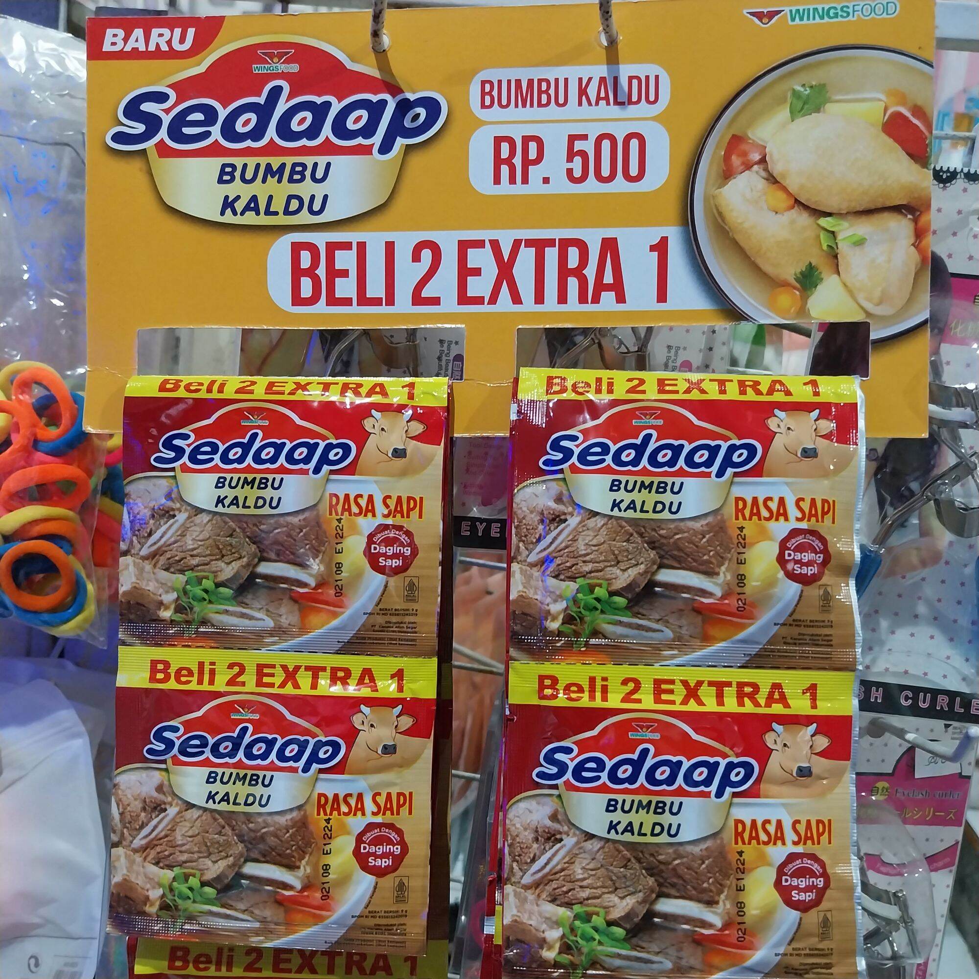 Sedaap sedap bumbu kaldu penyedap rasa 9g isi 18sachet | Lazada Indonesia