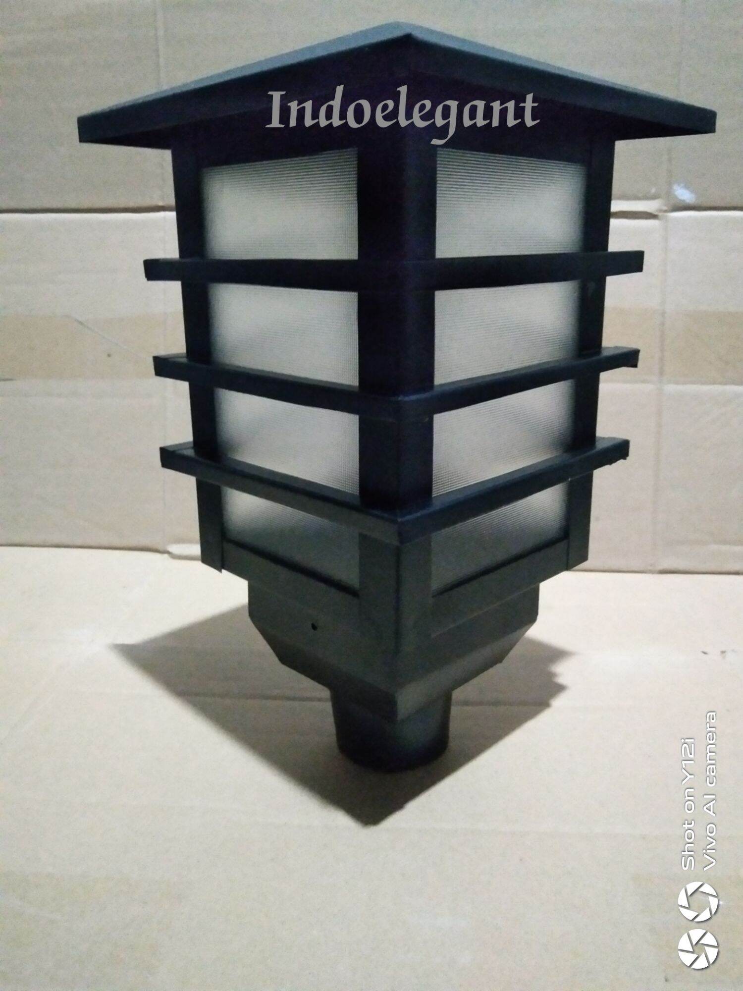 lampu pagar tanam, lampu pilar pagar, pemasangan ditanam, atau bisa ...