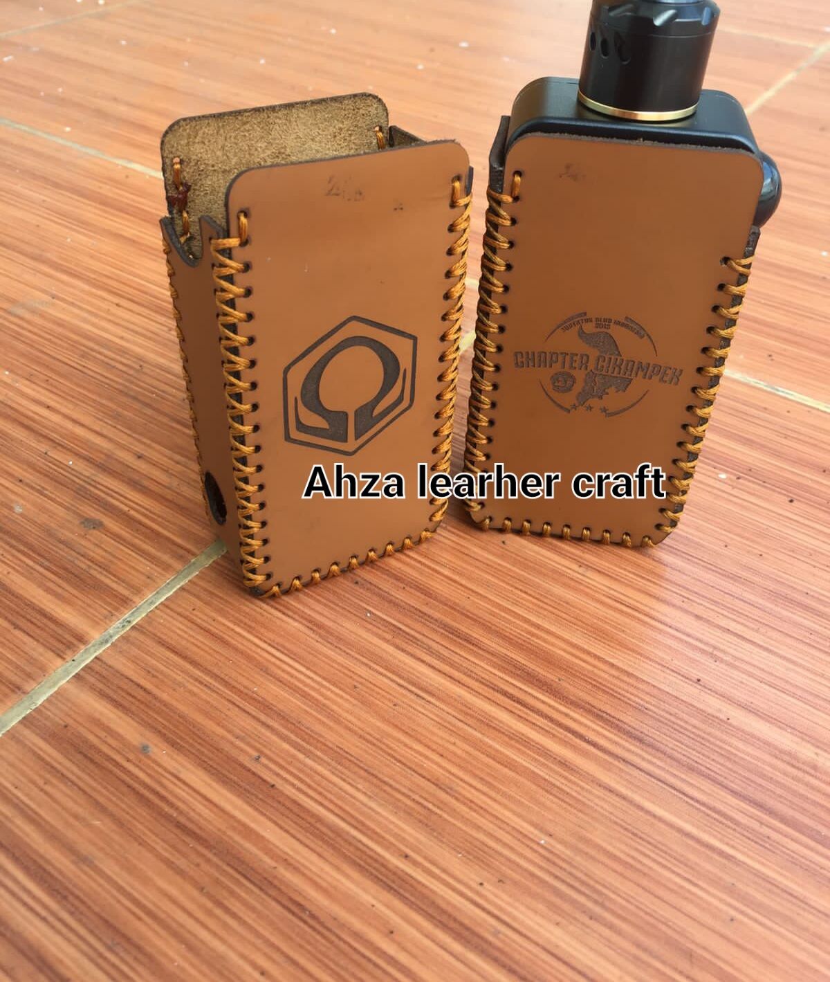 Case hexohm,sleeve hexohm,wadah vape, warna coklat muda/tan bisa ...