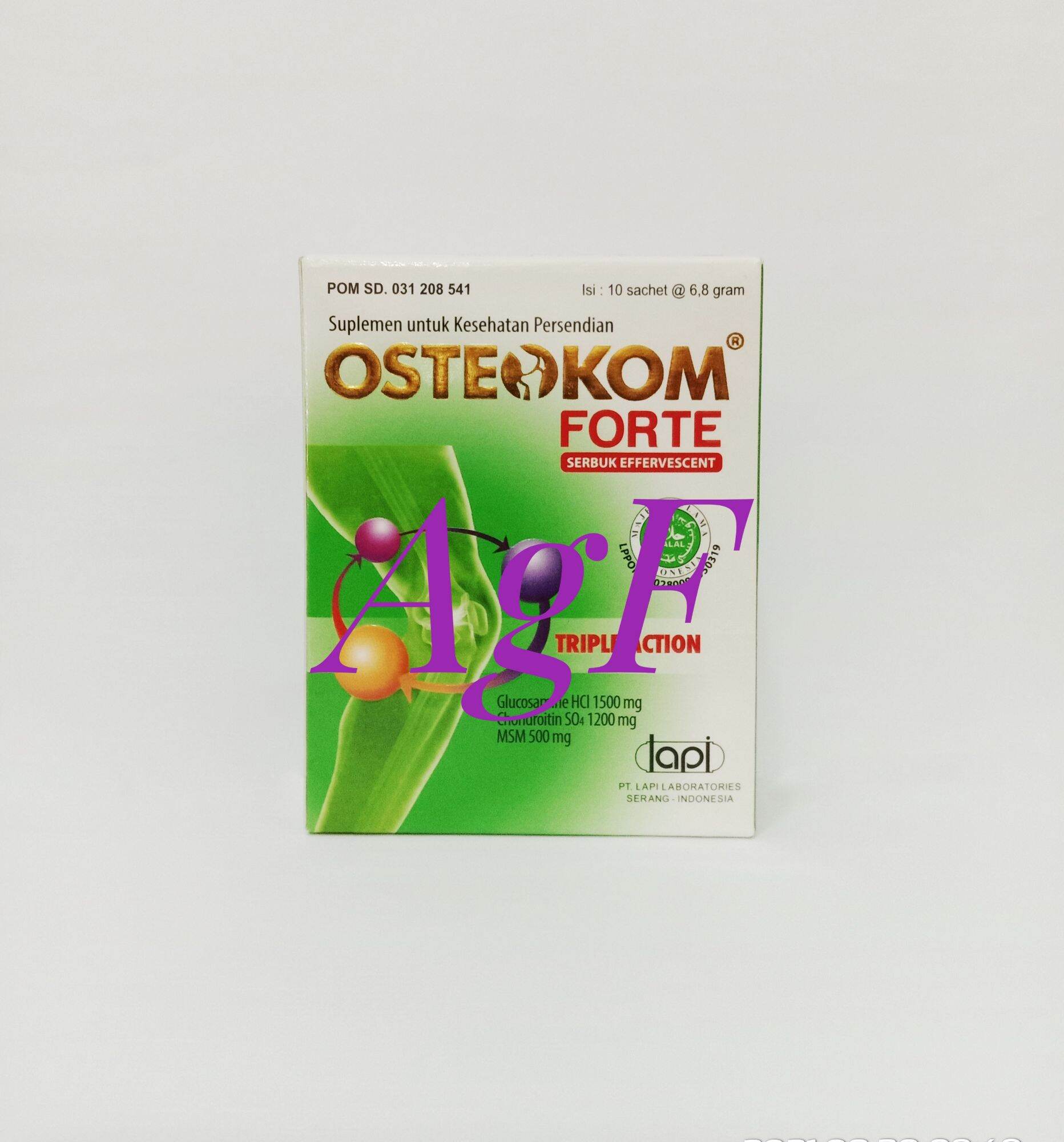 Osteokom Forte Sachet isi 10 (Lapi) | Lazada Indonesia