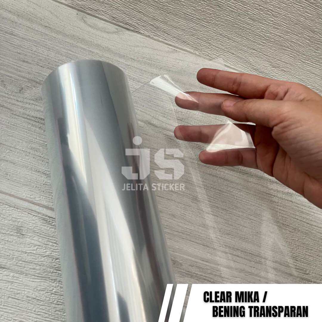 [ ROLL ] Skotlet Bening Mika Transparan / Sticker Pelindung Body Motor / Stiker VPF Putih ...