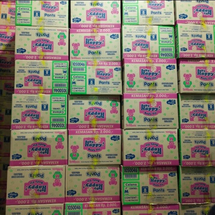 Baby Happy Renceng 1 Dus Karton Isi 48 Sachet Gratis Ongkir Murah ...