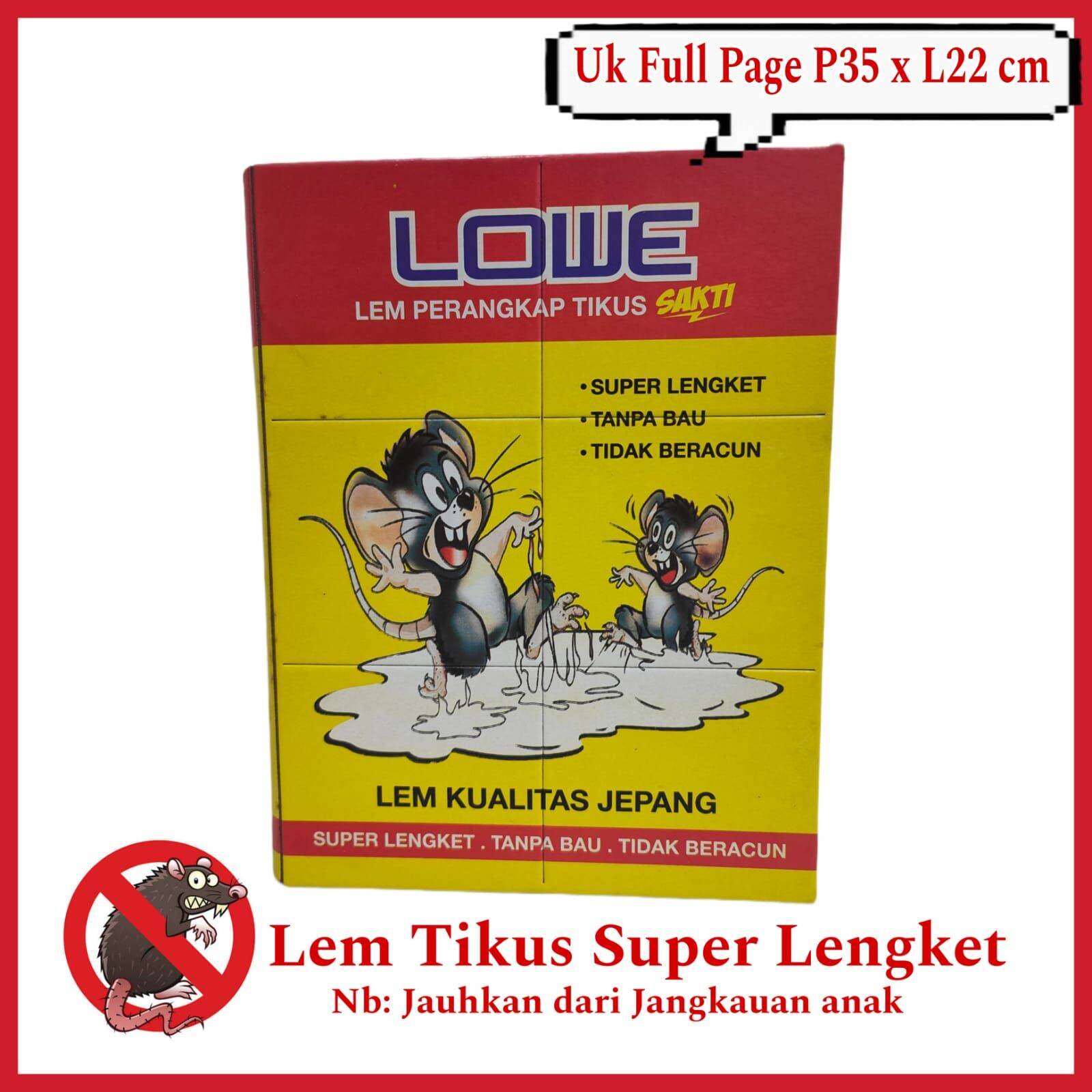LEM TIKUS BENTUK PAPAN / PERANGKAP TIKUS | Lazada Indonesia