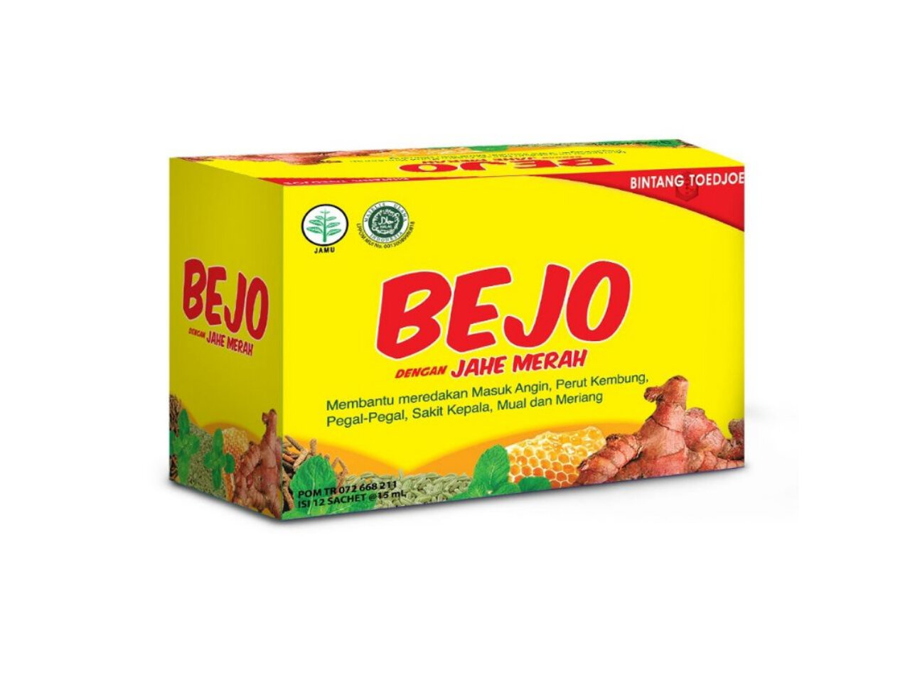 Bejo Bintang Toedjo Jahe Merah 1 Box isi 12 sachet | Lazada Indonesia