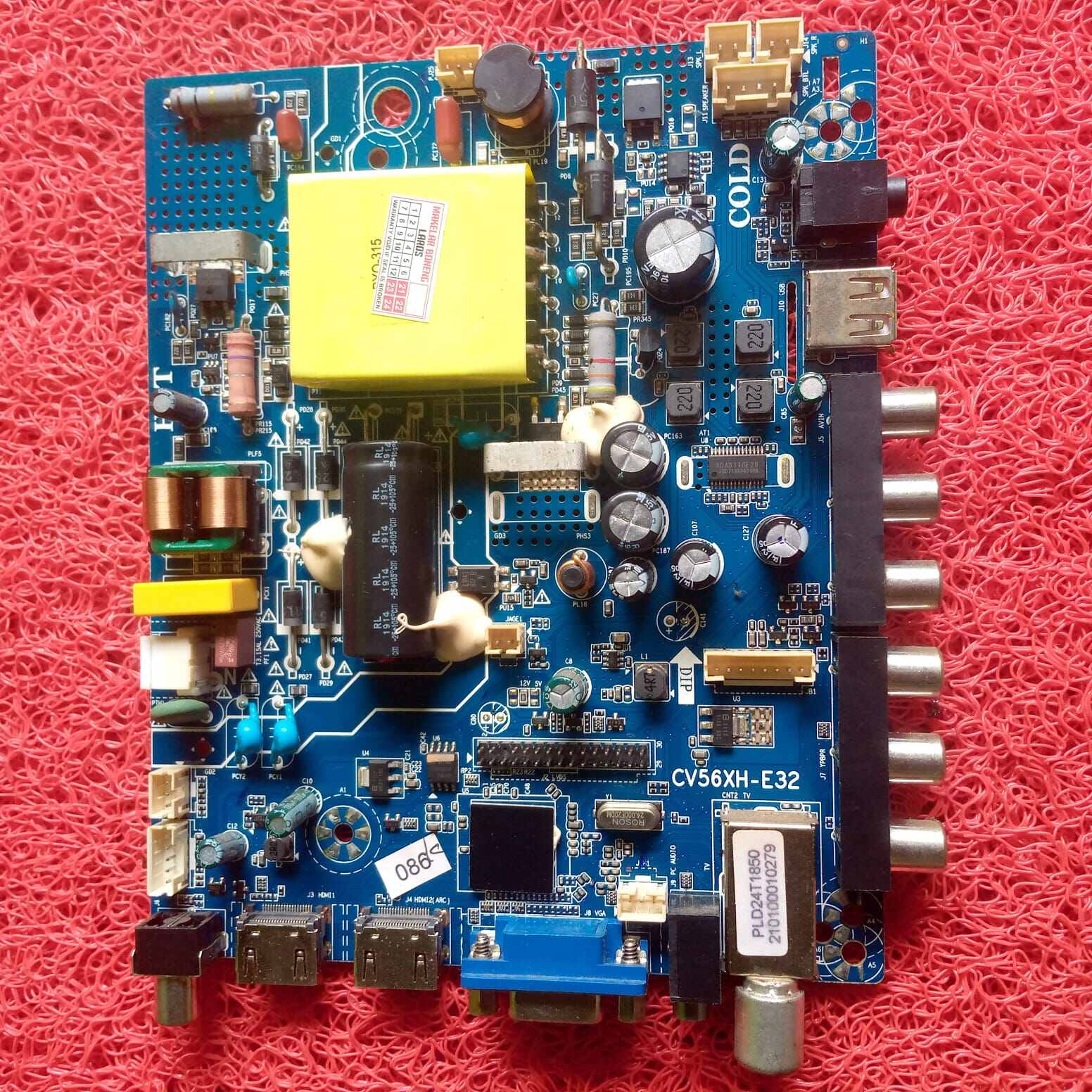 MB mainboard motherboard mesin tv LED Polytron PLD 32D1500 - 32D1550 - PLD32D1500 - PLD32D1550 ...