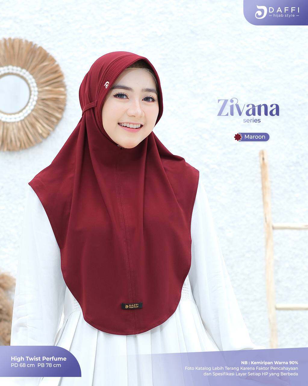 daffi hijab terbaru seri zivana | Lazada Indonesia
