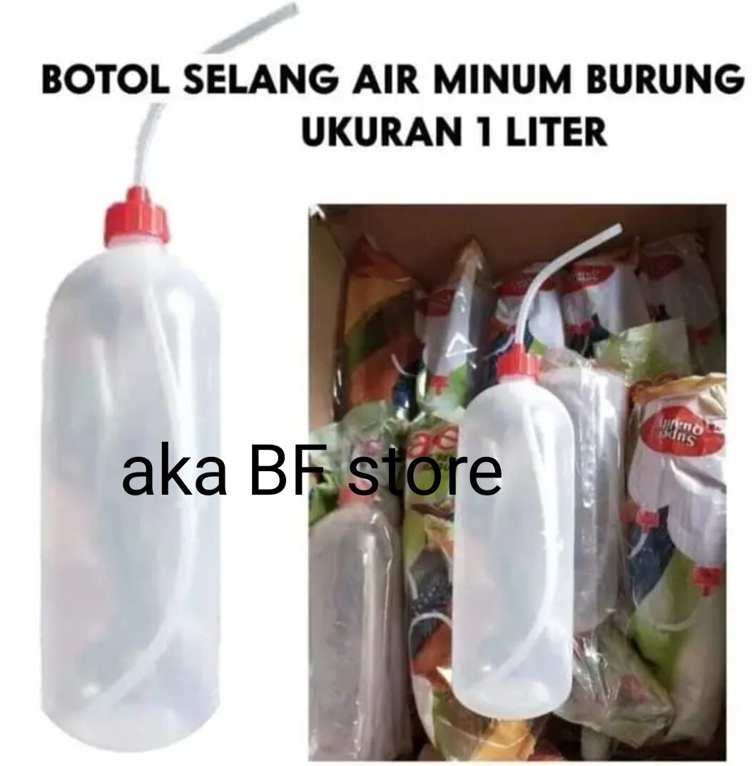 botol isi ulang atau penambah minum burung dll 1liter | Lazada Indonesia