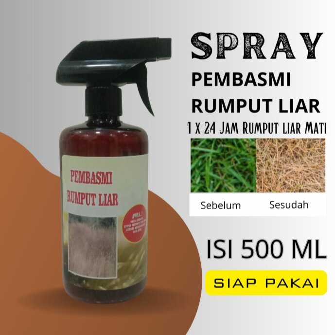 Spray Anti Rumput Liar,Spray Pembasmi Rumput Liar Isi 500 Ml | Lazada ...